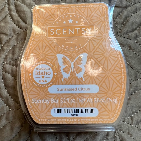 Scentsy | Other | Scentsy Sunkissed Citrus Wax Bar | Poshmark